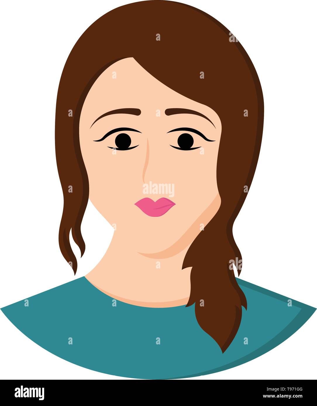 Isolated beauty avatar of a woman Stock Vector Image & Art - Alamy