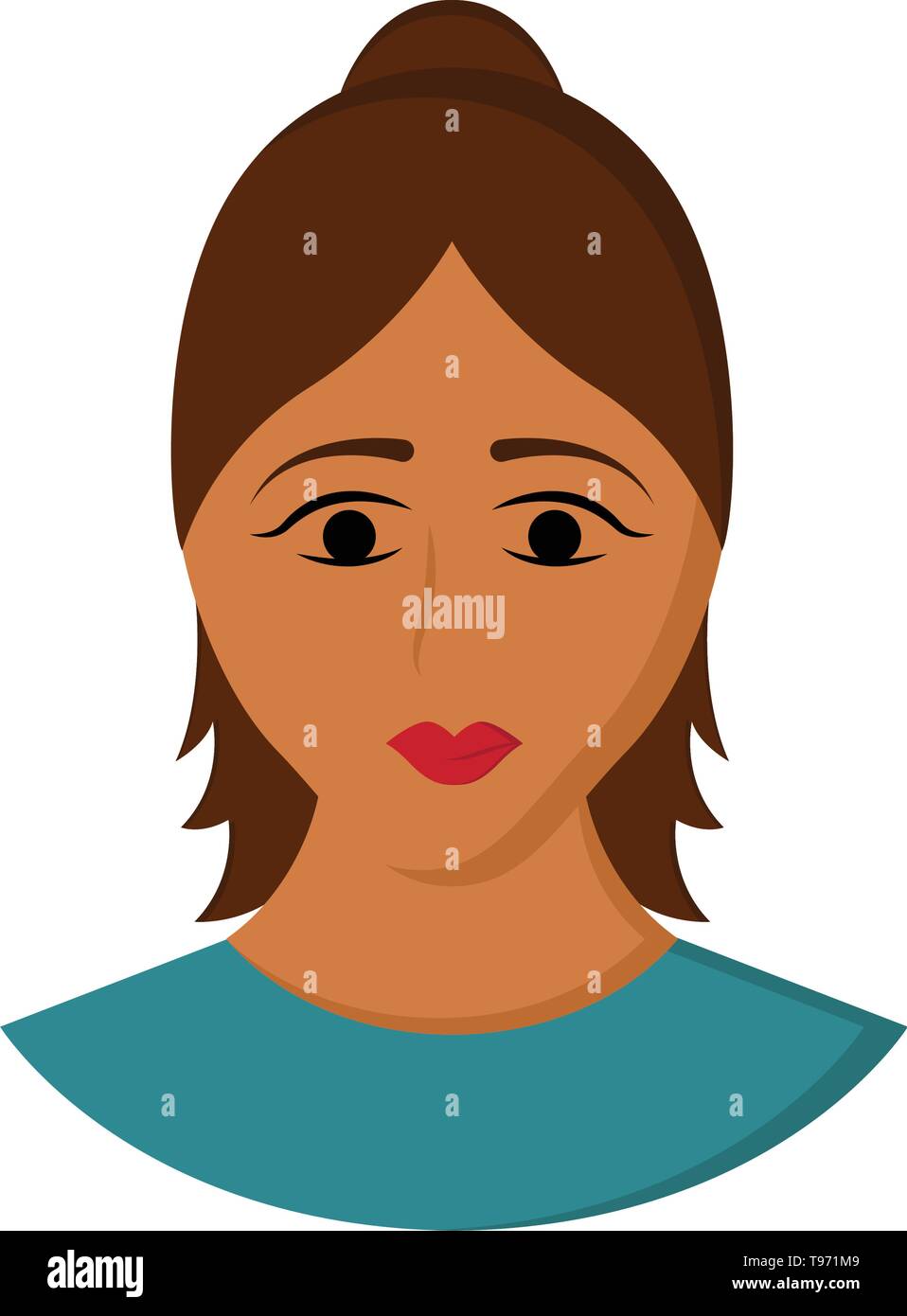 Isolated beauty avatar of a woman Stock Vector Image & Art - Alamy