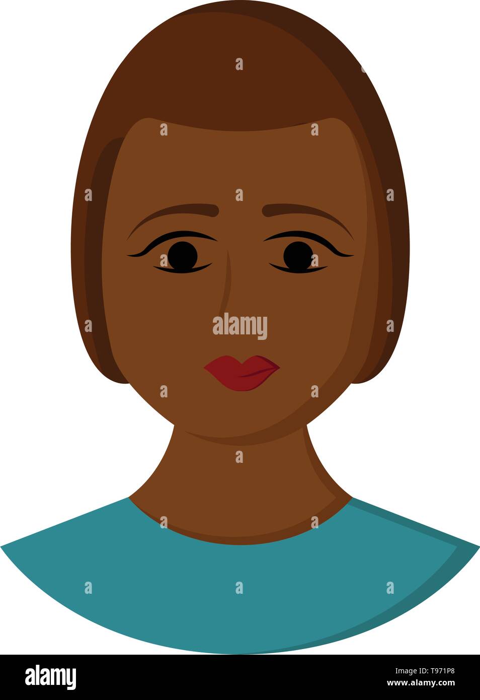 Isolated beauty avatar of a woman Stock Vector Image & Art - Alamy