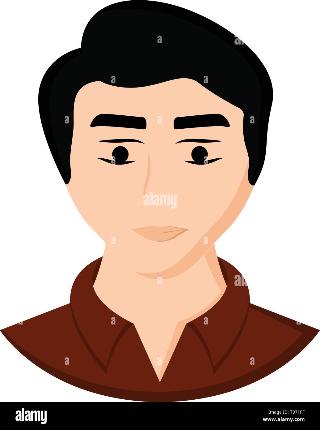 Isolated beauty avatar of a man Stock Vector Image & Art - Alamy