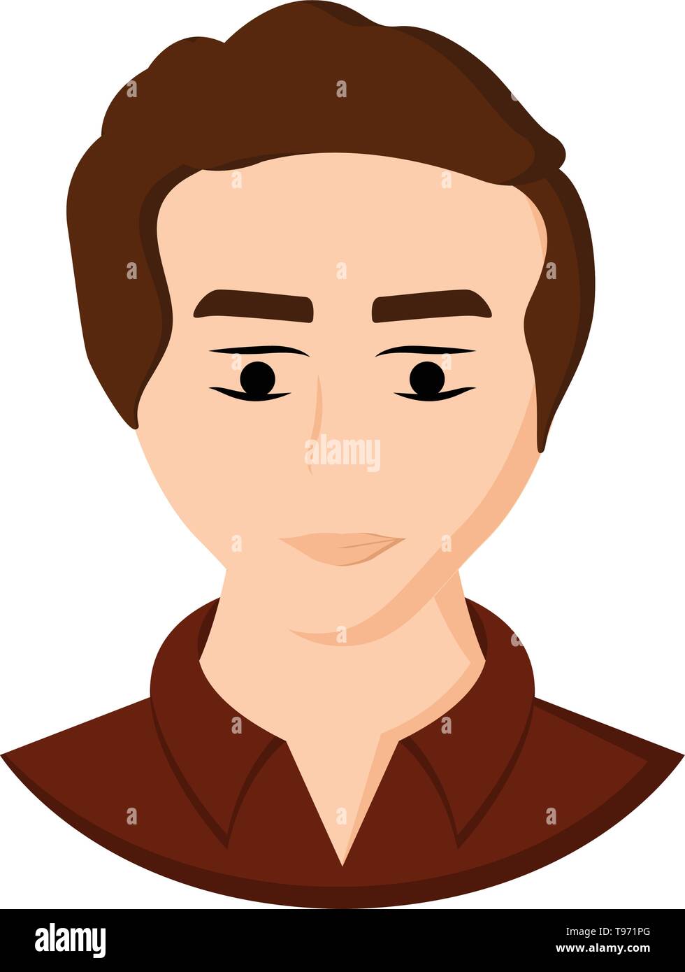 Isolated beauty avatar of a man Stock Vector Image & Art - Alamy