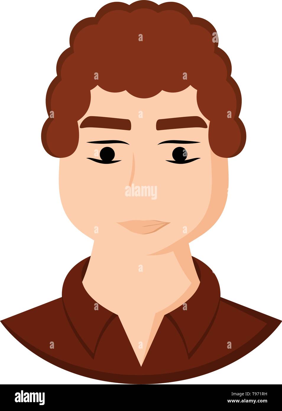 Isolated beauty avatar of a man Stock Vector Image & Art - Alamy