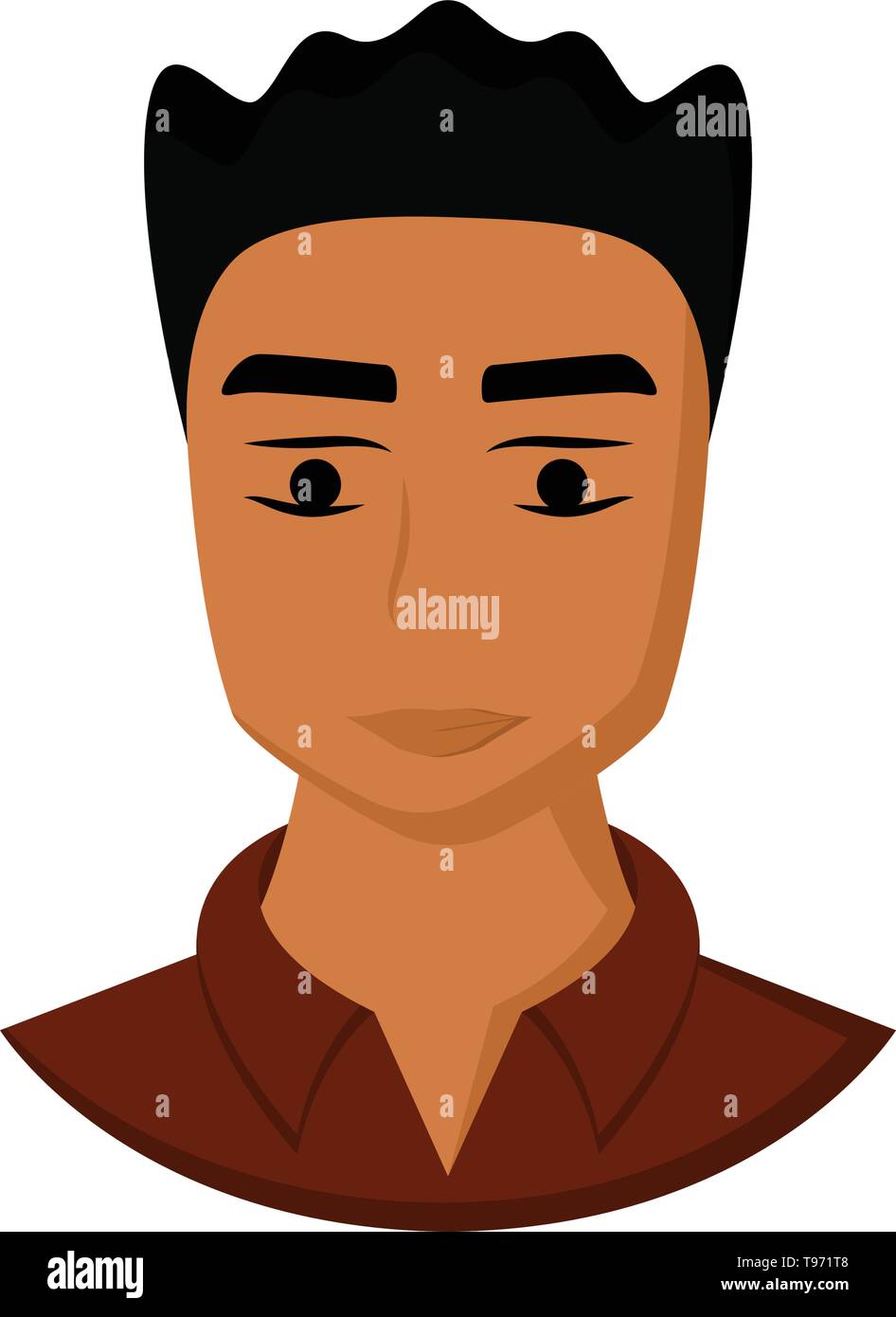 Isolated beauty avatar of a man Stock Vector Image & Art - Alamy