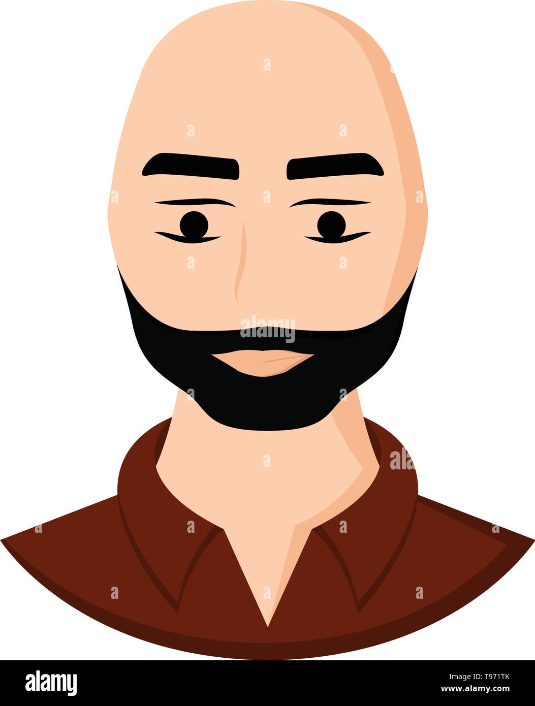 Isolated beauty avatar of a man Stock Vector Image & Art - Alamy