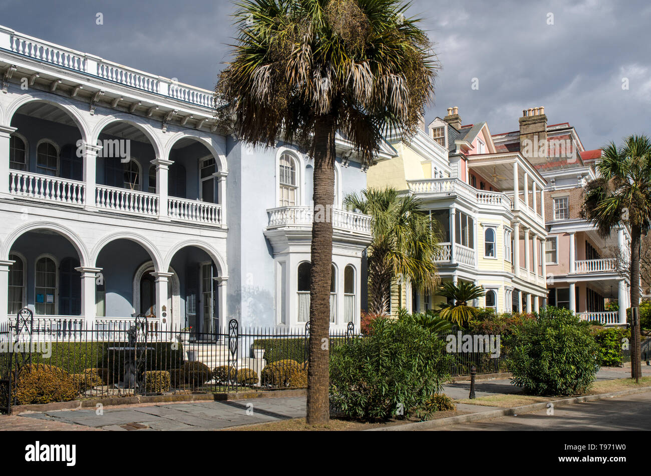 Historic Homes of Charleston, South Carolina Stock Photo - Alamy