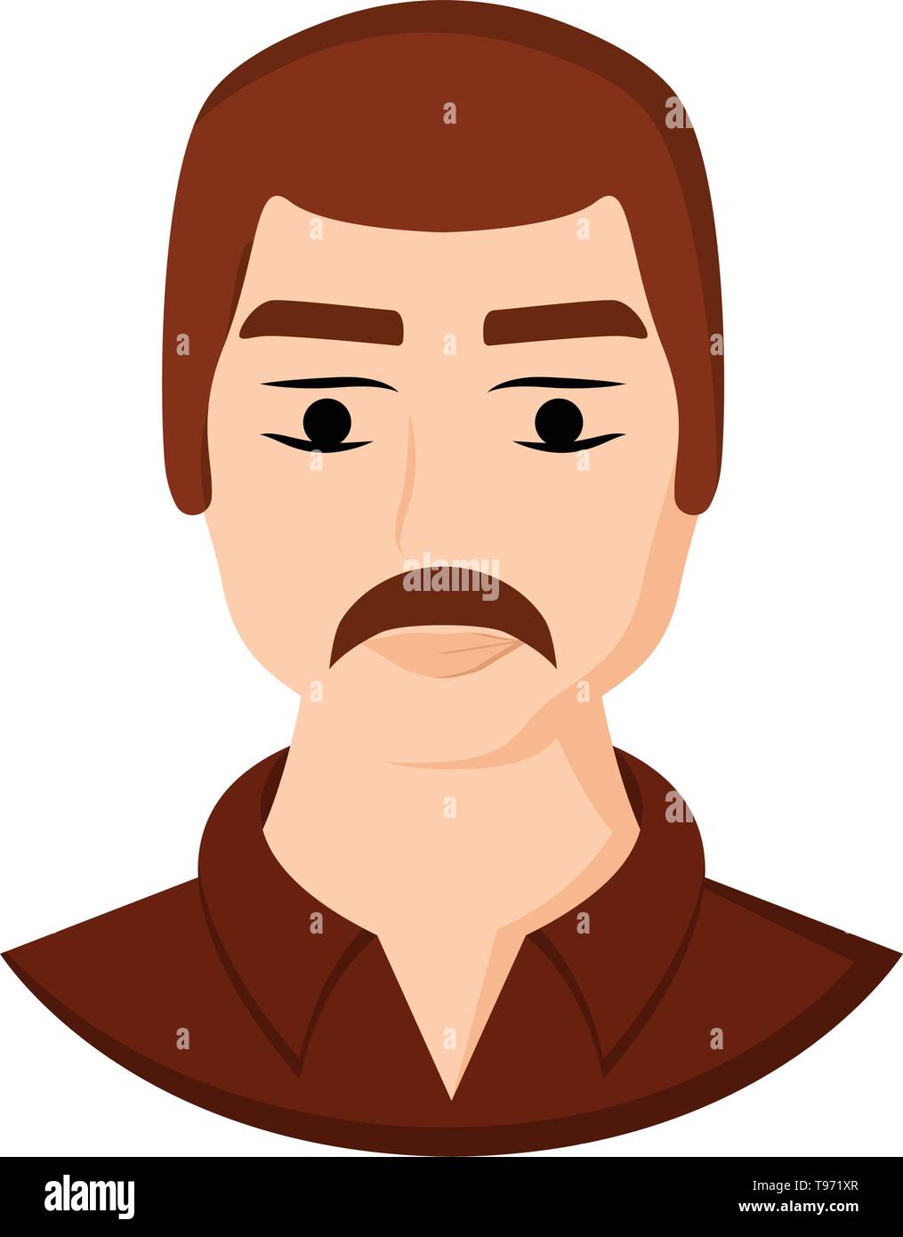 Isolated beauty avatar of a man Stock Vector Image & Art - Alamy