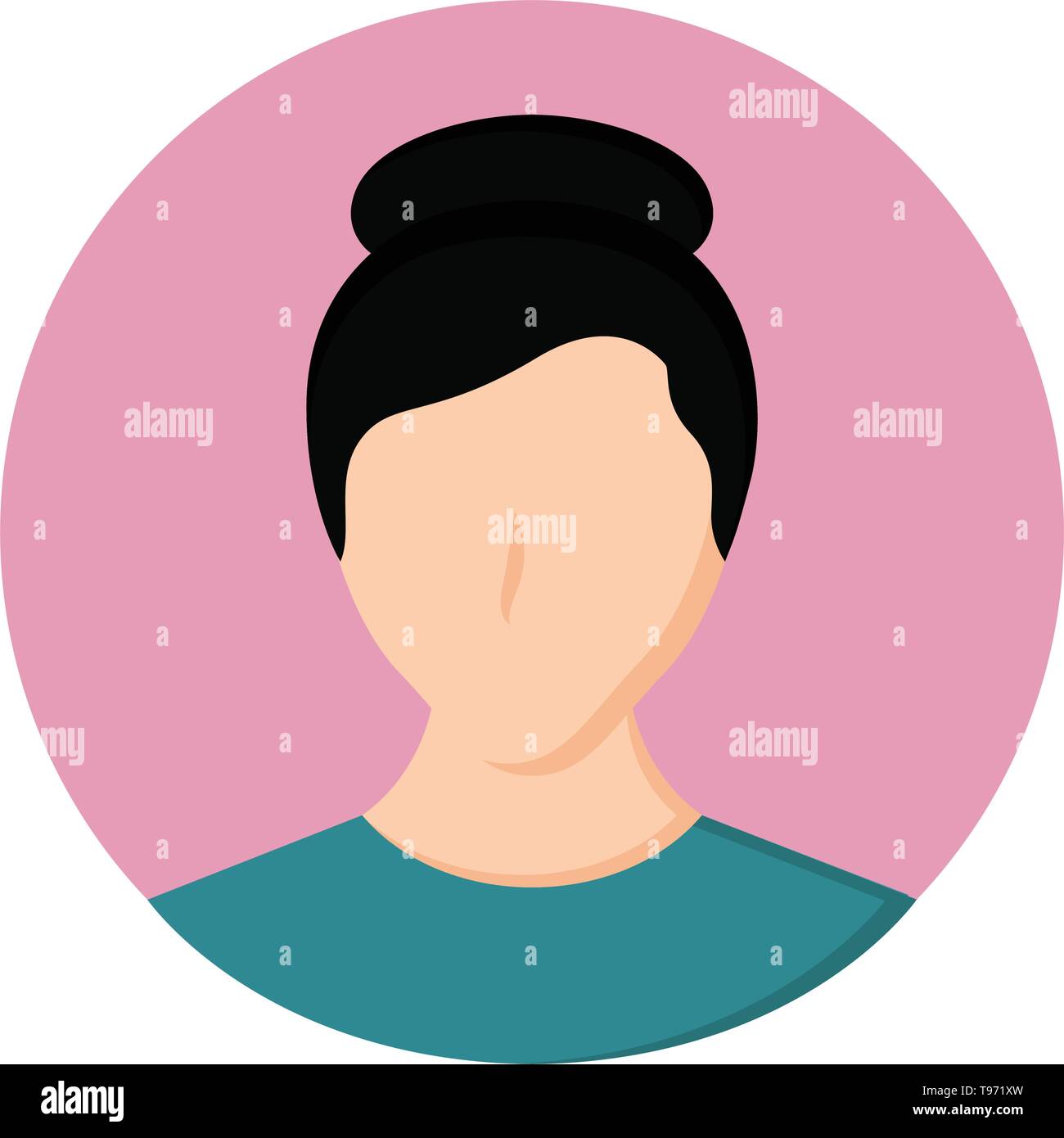 Isolated beauty avatar of a woman Stock Vector Image & Art - Alamy