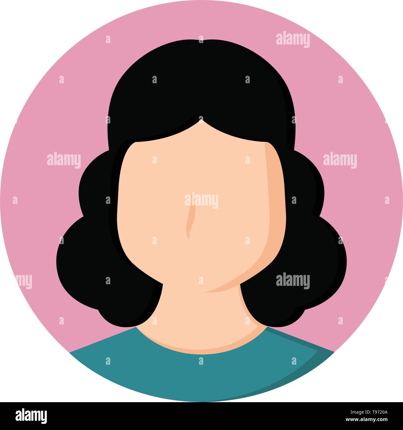 Isolated beauty avatar of a woman Stock Vector Image & Art - Alamy