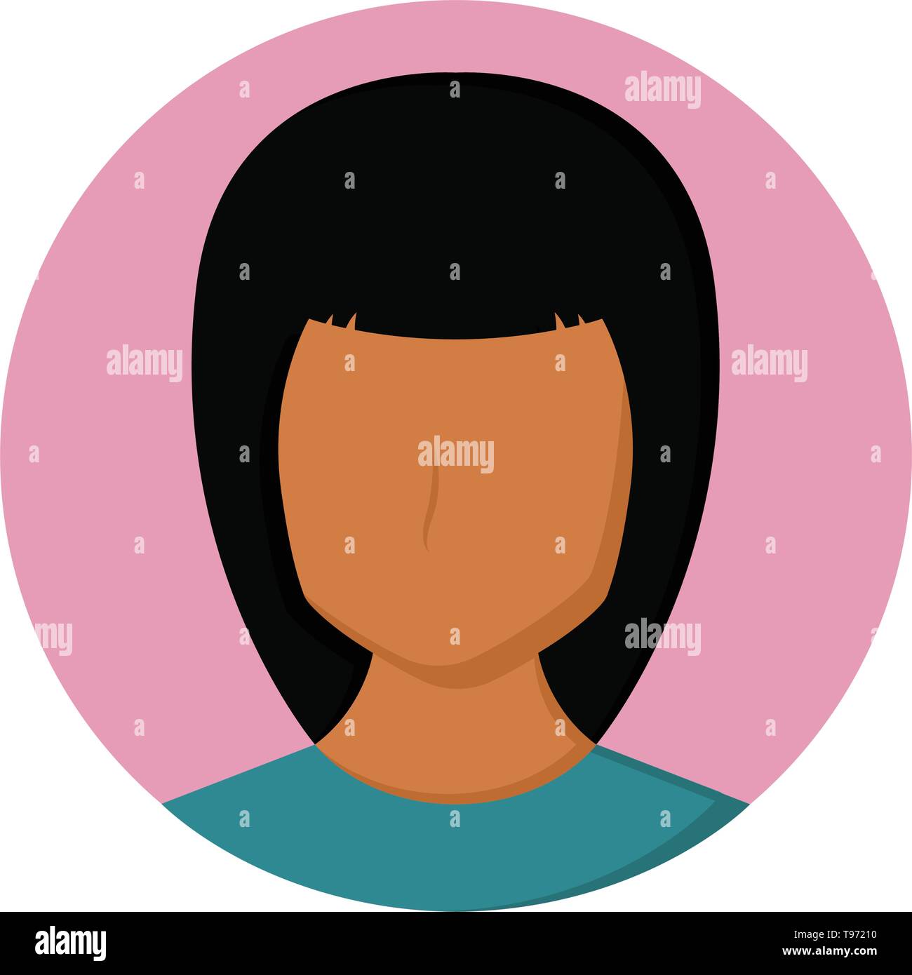 Abstract woman icon image Stock Vector Images - Alamy