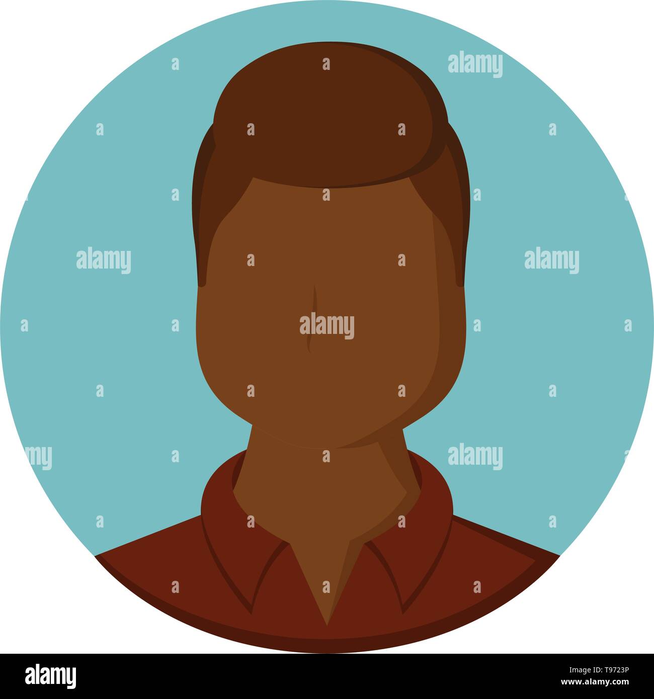 Isolated beauty avatar of a man Stock Vector Image & Art - Alamy