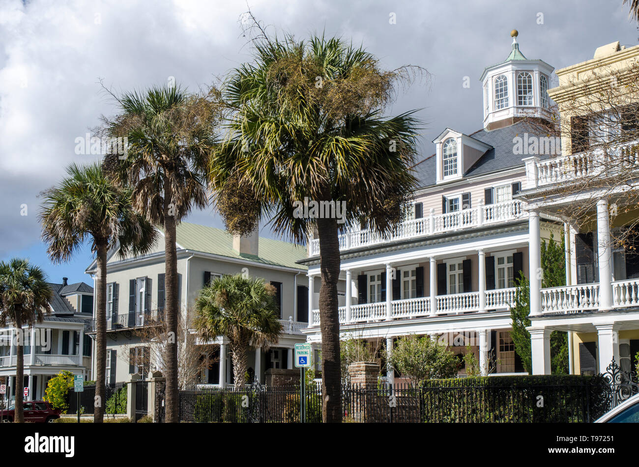 Historic Homes of Charleston, South Carolina Stock Photo - Alamy