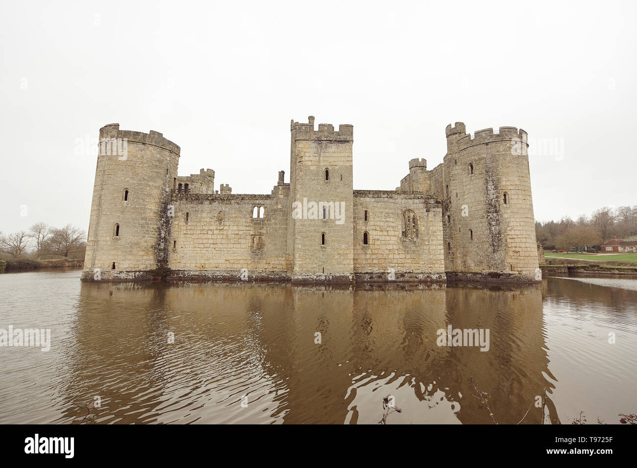 Bodiam Castle is a 14th-century moated castle near Robertsbridge in ...