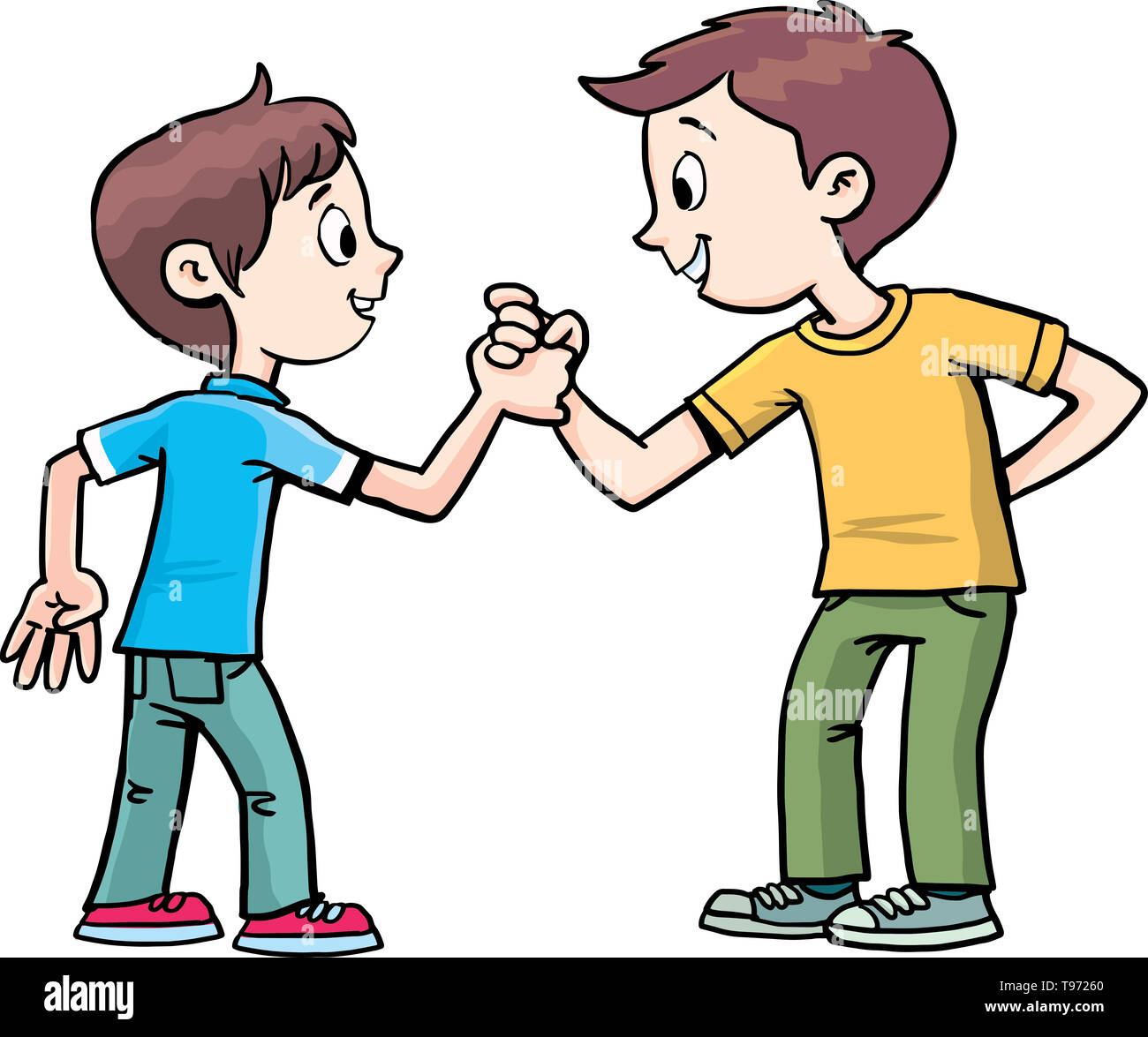 Emoji Pop Two Boys Holding Hands Two Boys Holding Hands