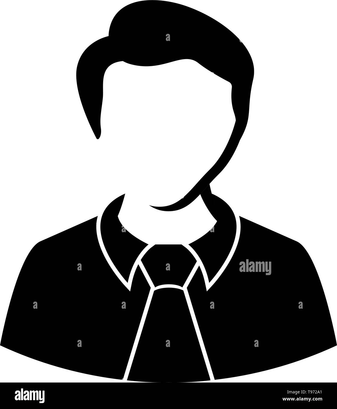Isolated male avatar icon with tie Stock Vector Image & Art - Alamy