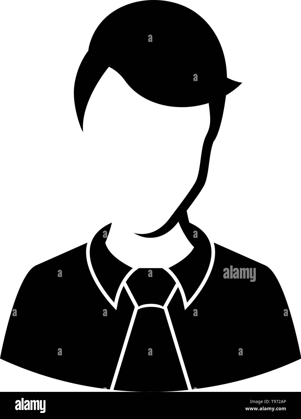 Isolated male avatar icon with tie Stock Vector Image & Art - Alamy