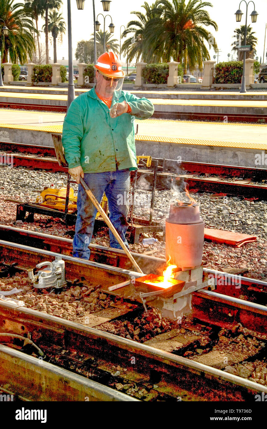 Railroad track maintenance hi-res stock photography and images - Alamy