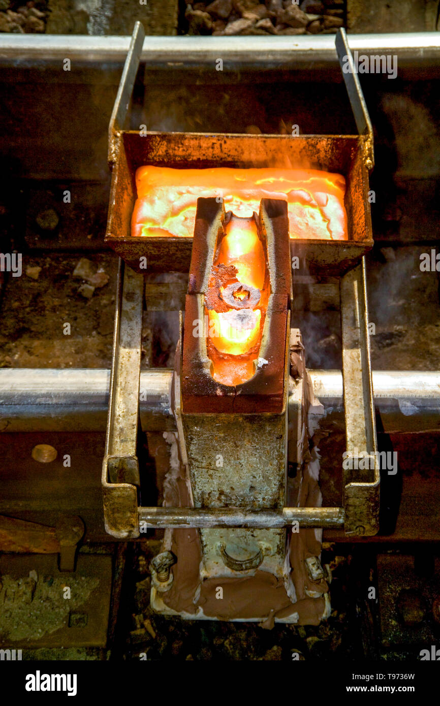 Molten metal train hi-res stock photography and images - Alamy