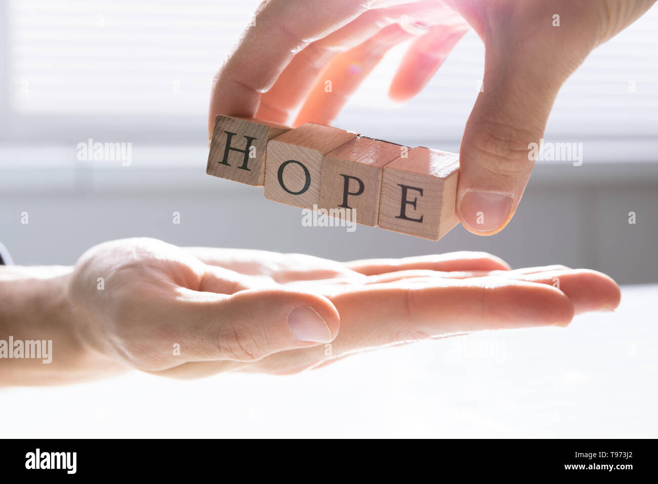 Giving hope hi-res stock photography and images - Alamy