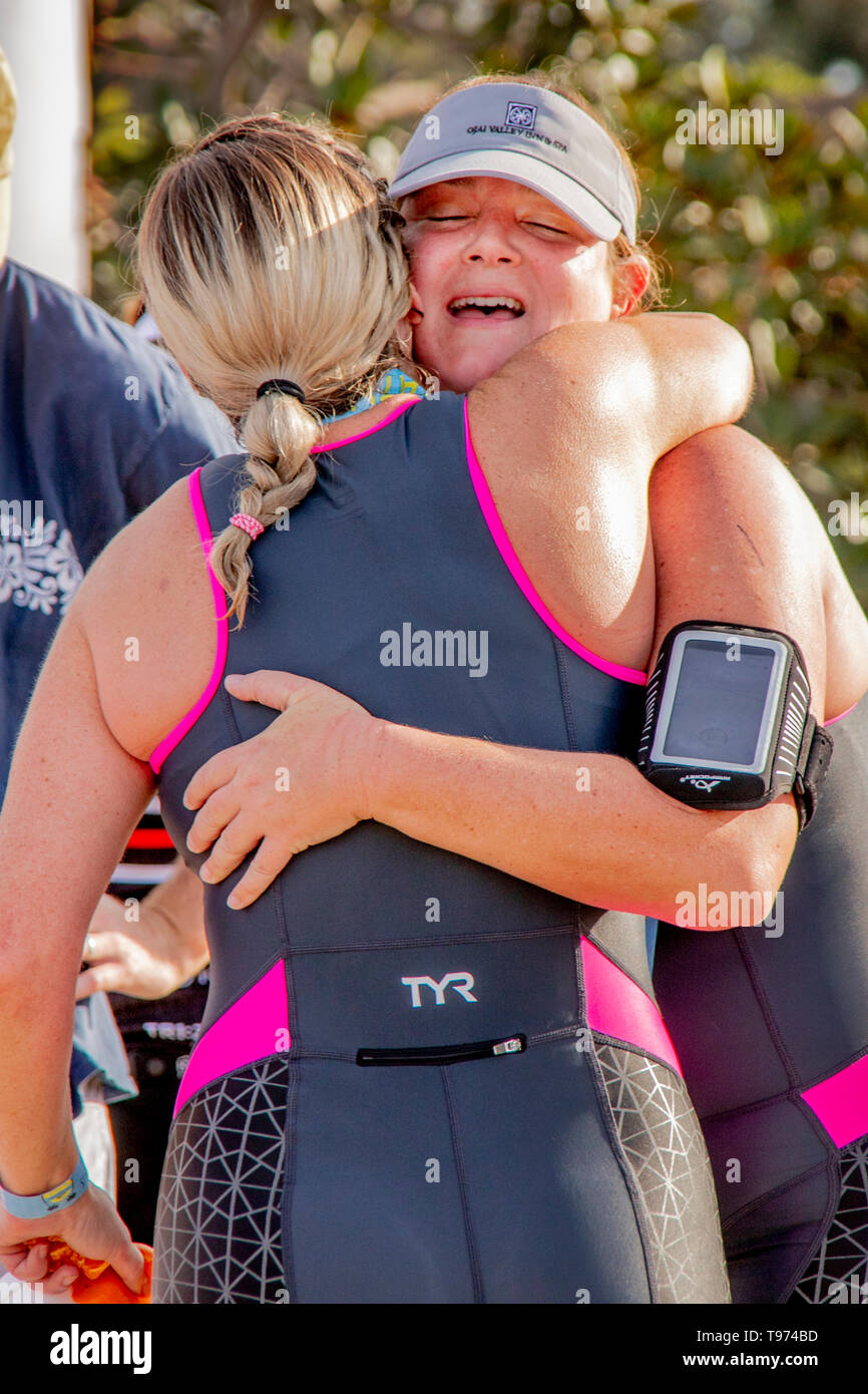 Female triathlete competitor hi-res stock photography and images - Alamy