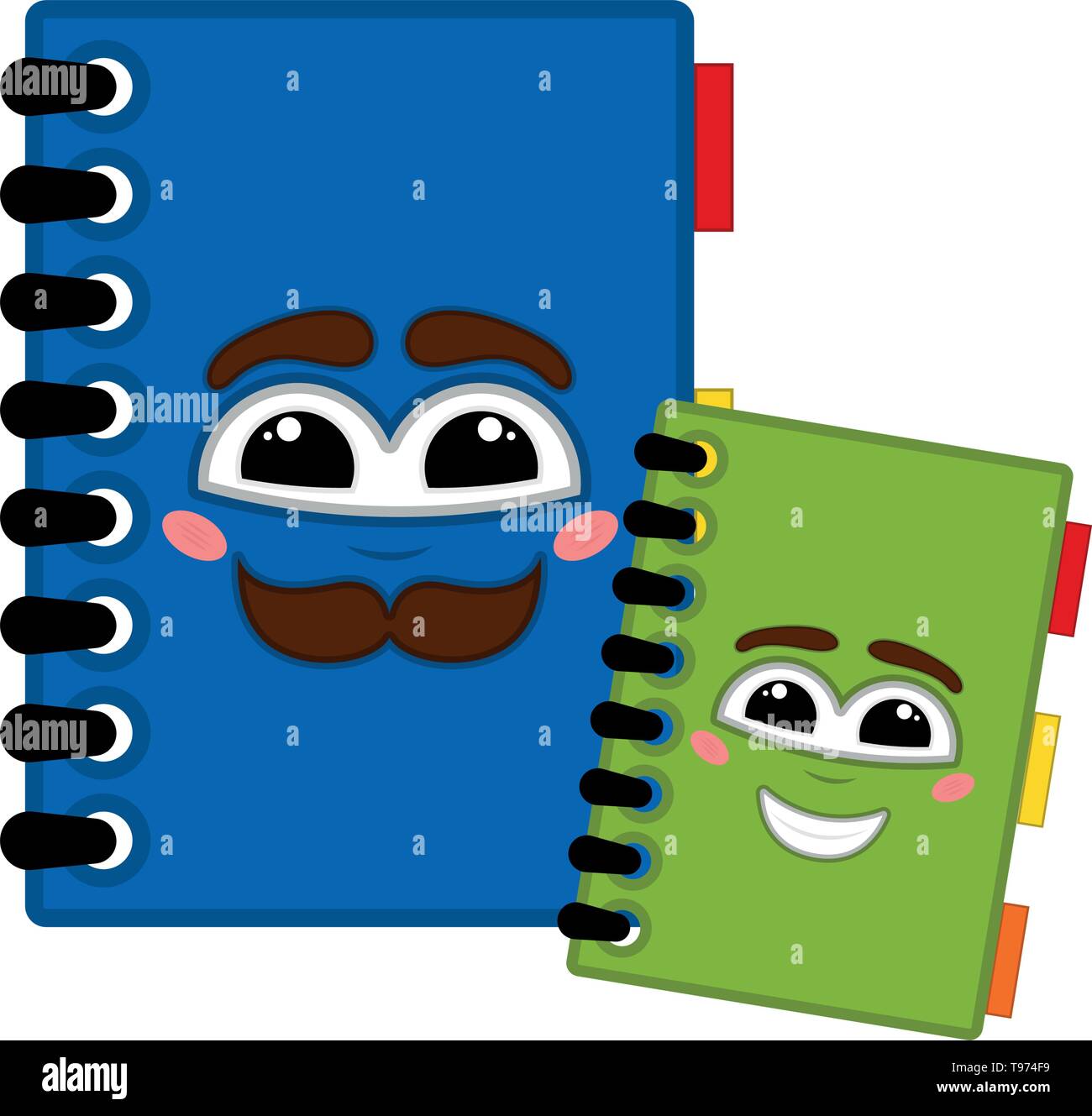 Happy young student book Stock Vector Images - Alamy