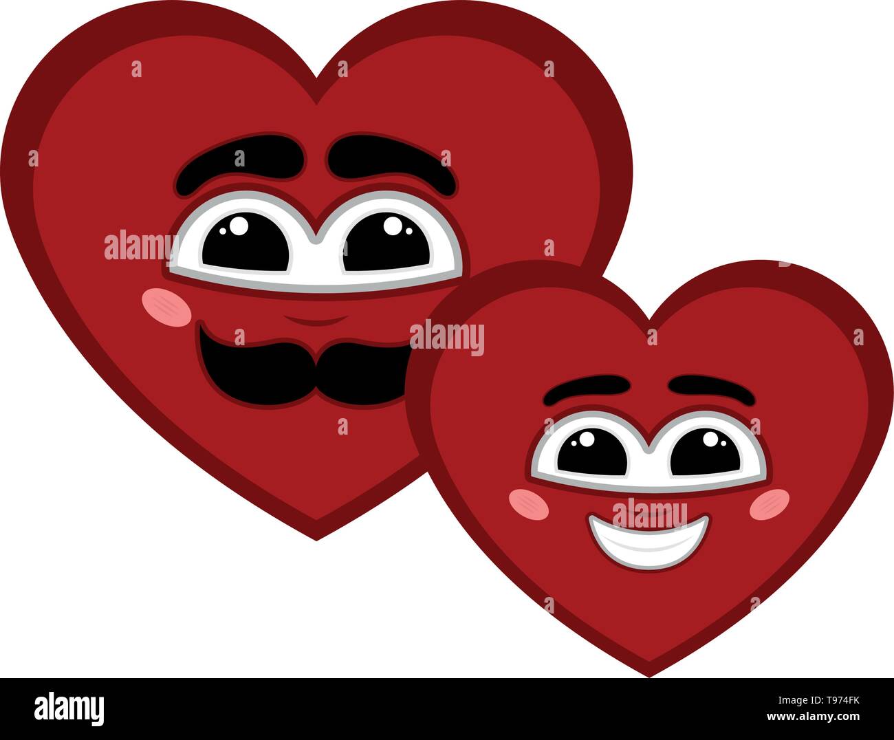 Happy heart shapes hi-res stock photography and images - Alamy