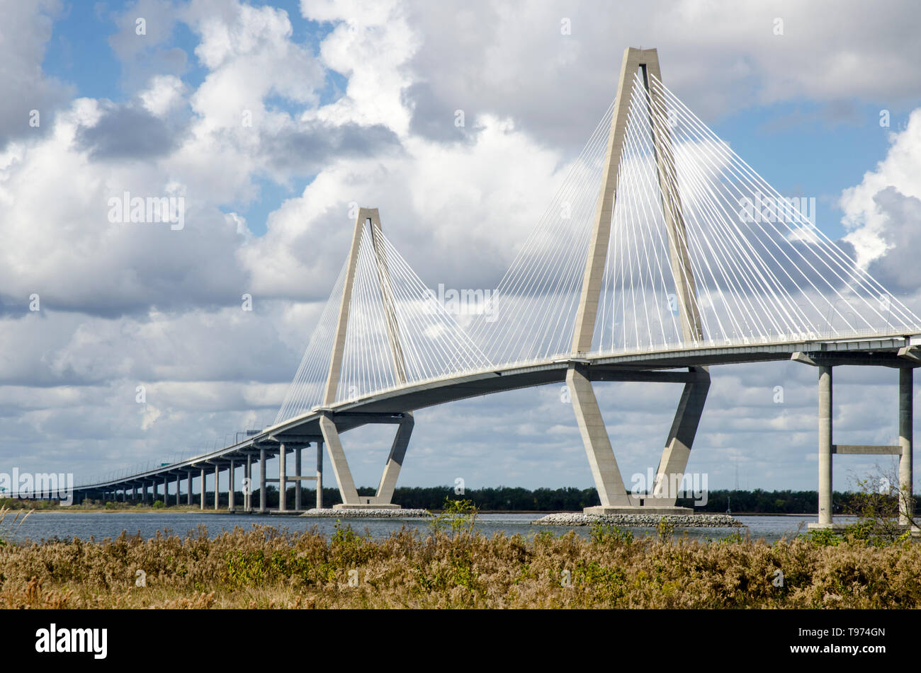 Cooper River Bridge, Charleston, South Carolina Stock Photo - Alamy