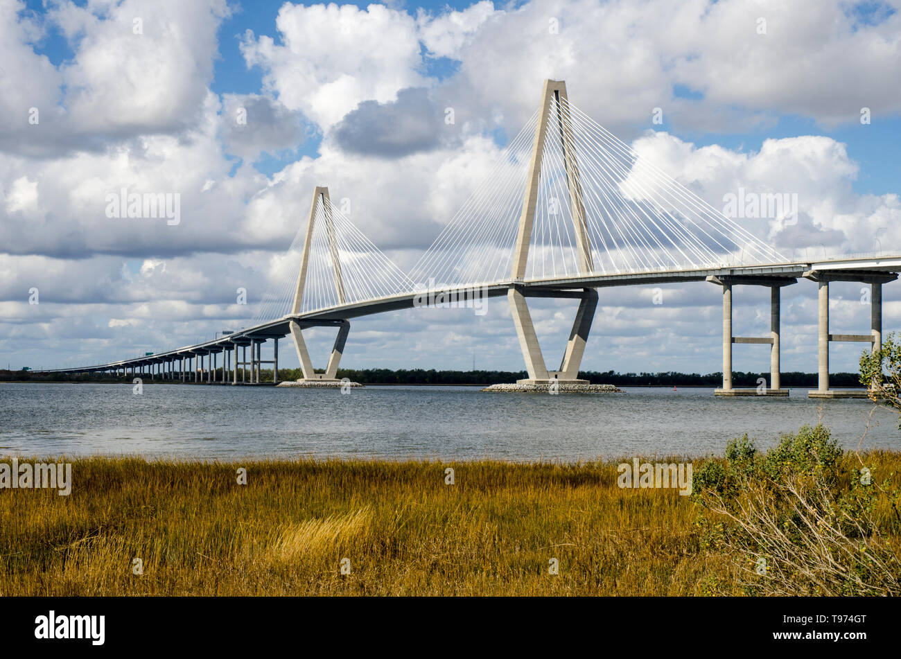 Cooper River Bridge, Charleston, South Carolina Stock Photo - Alamy