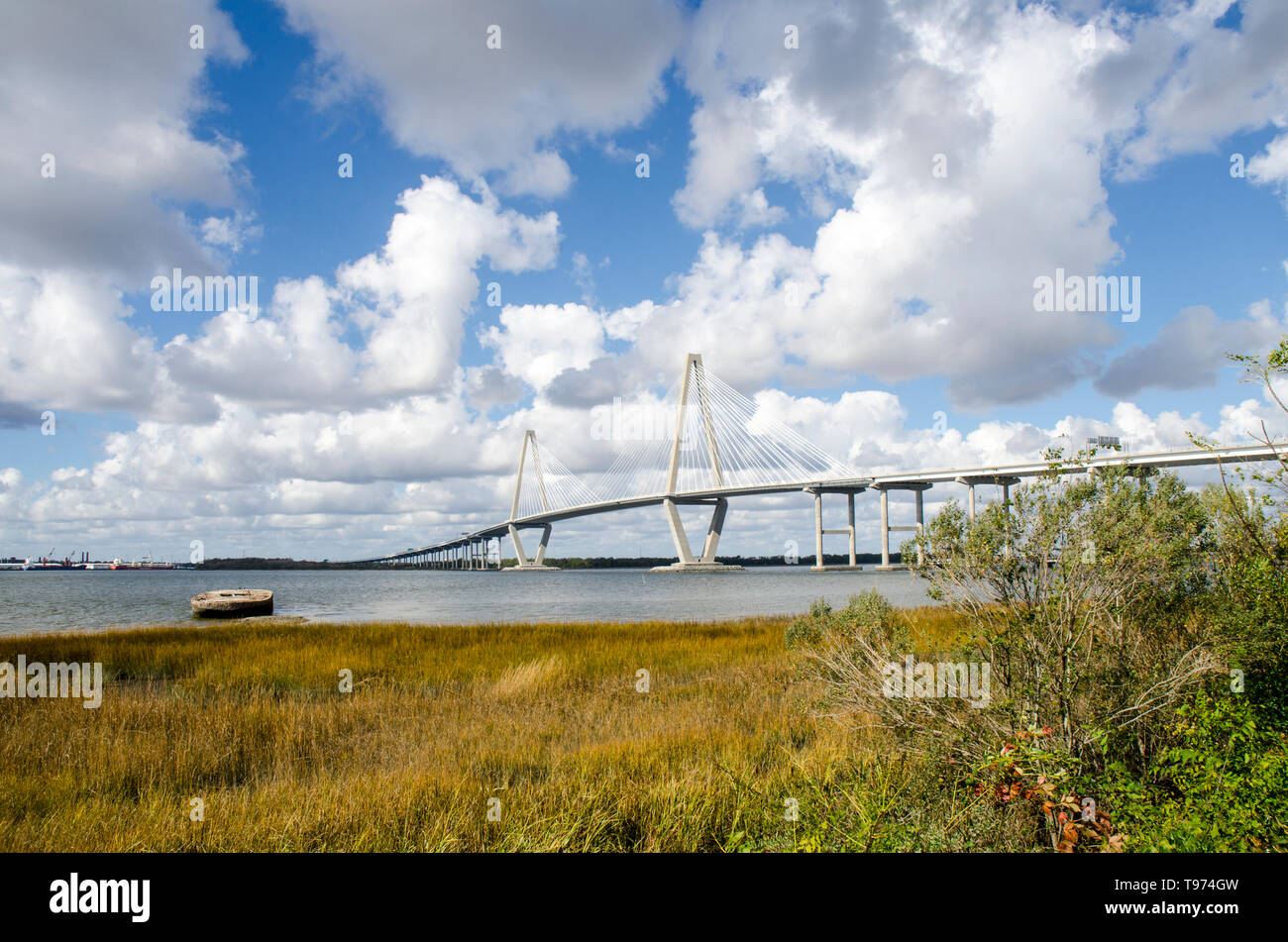 Cooper River Bridge, Charleston, South Carolina Stock Photo - Alamy