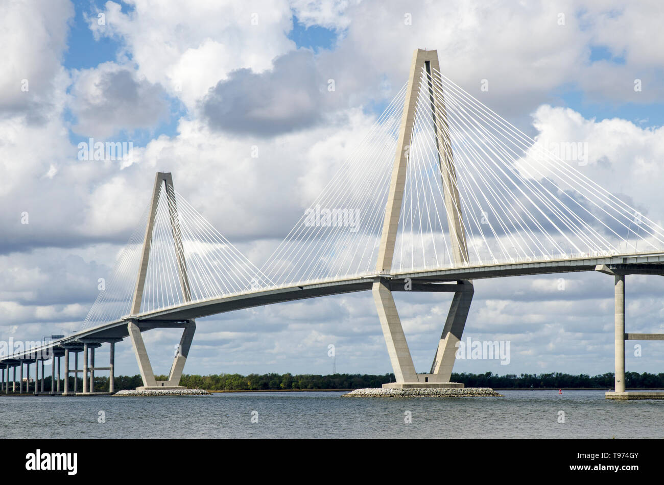 Cooper River Bridge, Charleston, South Carolina Stock Photo - Alamy