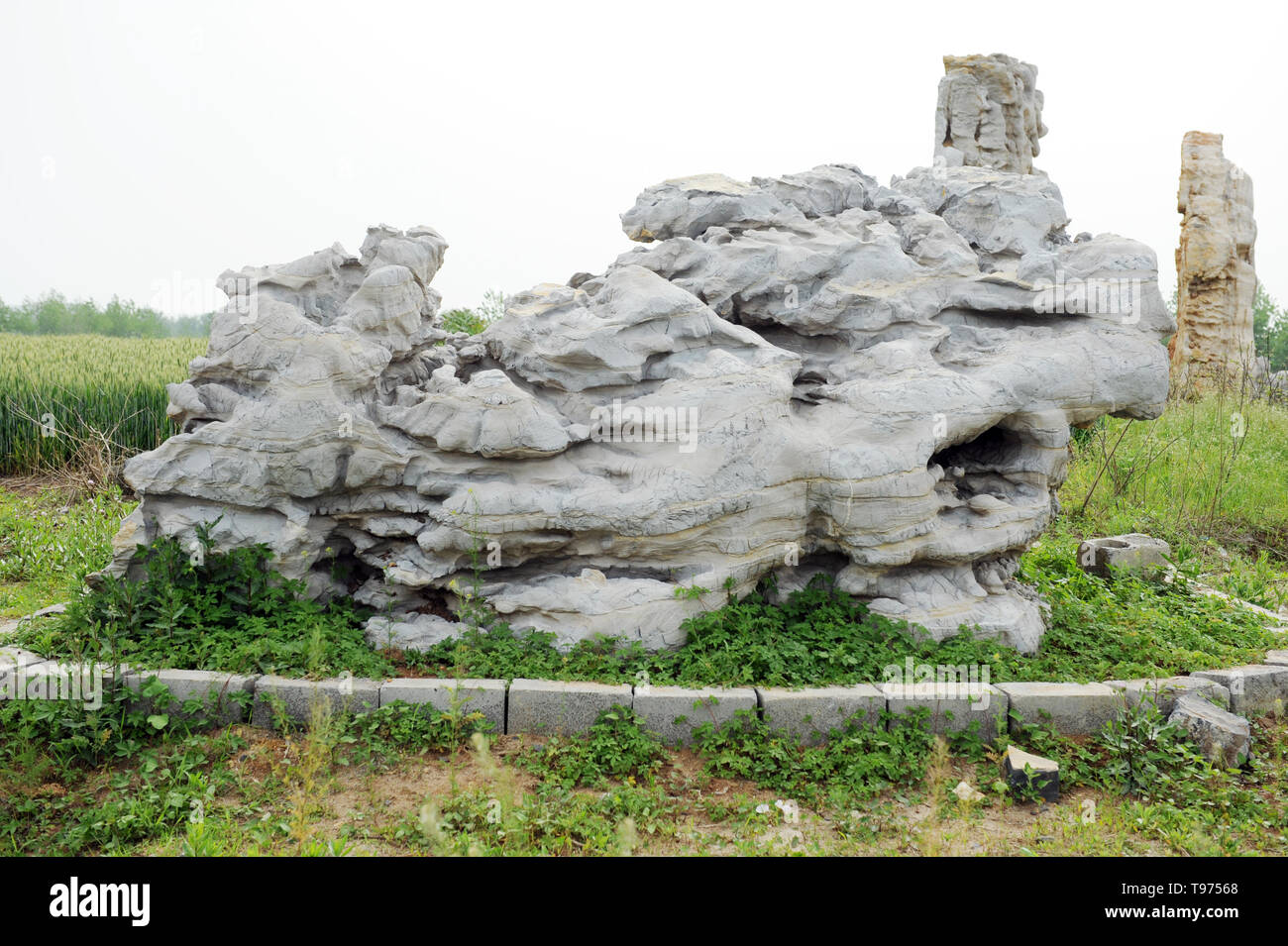 Lingbi stonei, Anhui Province, China Stock Photo - Alamy