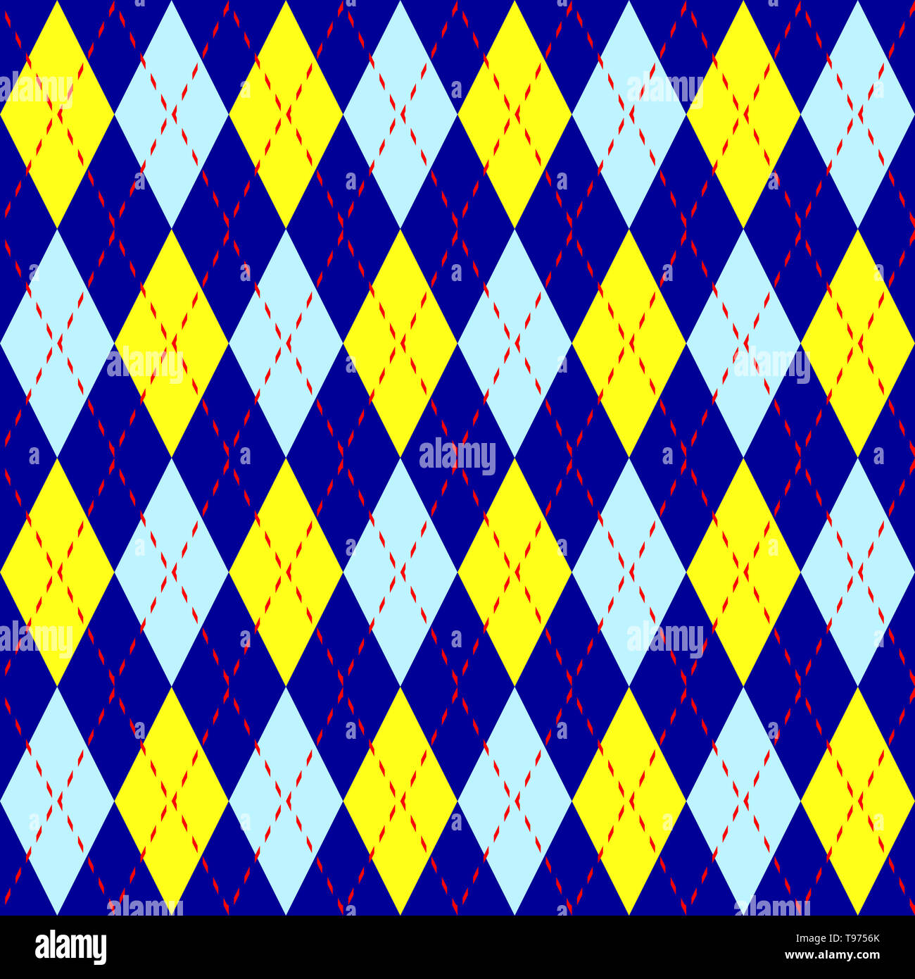 Argyle Fabric Seamless Texture Tile Stock Photo - Alamy