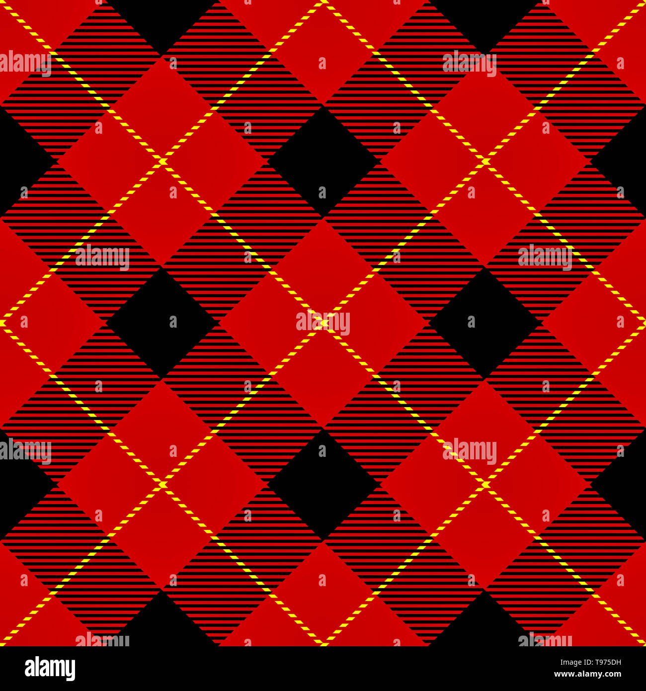 Plaid Fabric Seamless Texture Tile Stock Photo - Alamy