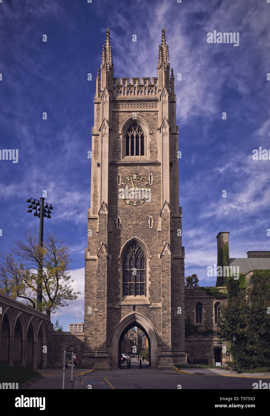 Toronto, Canada - 20 10 2018: Autumn view on the memorial Soldiers ...