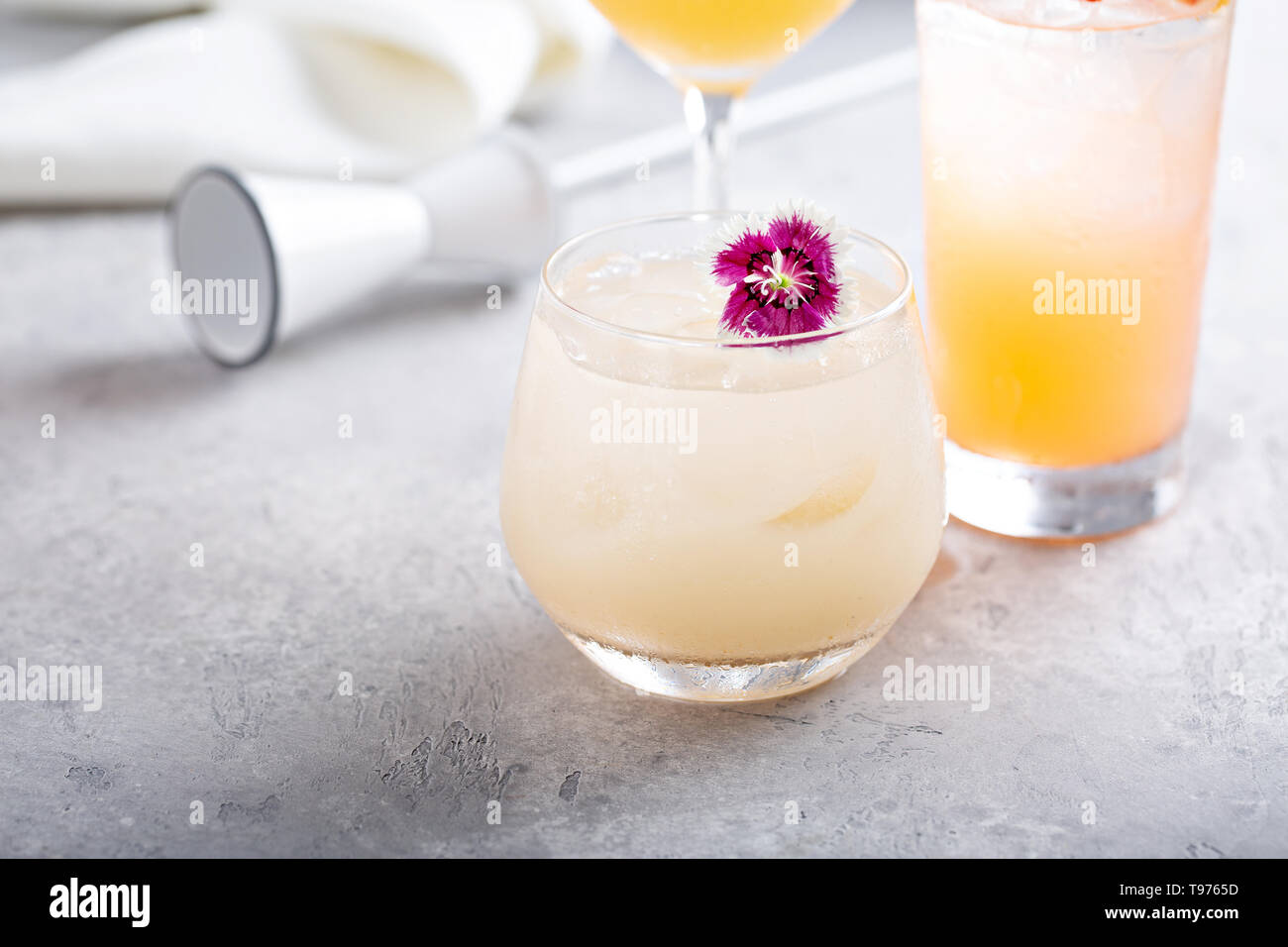 Variety of coctails Stock Photo - Alamy