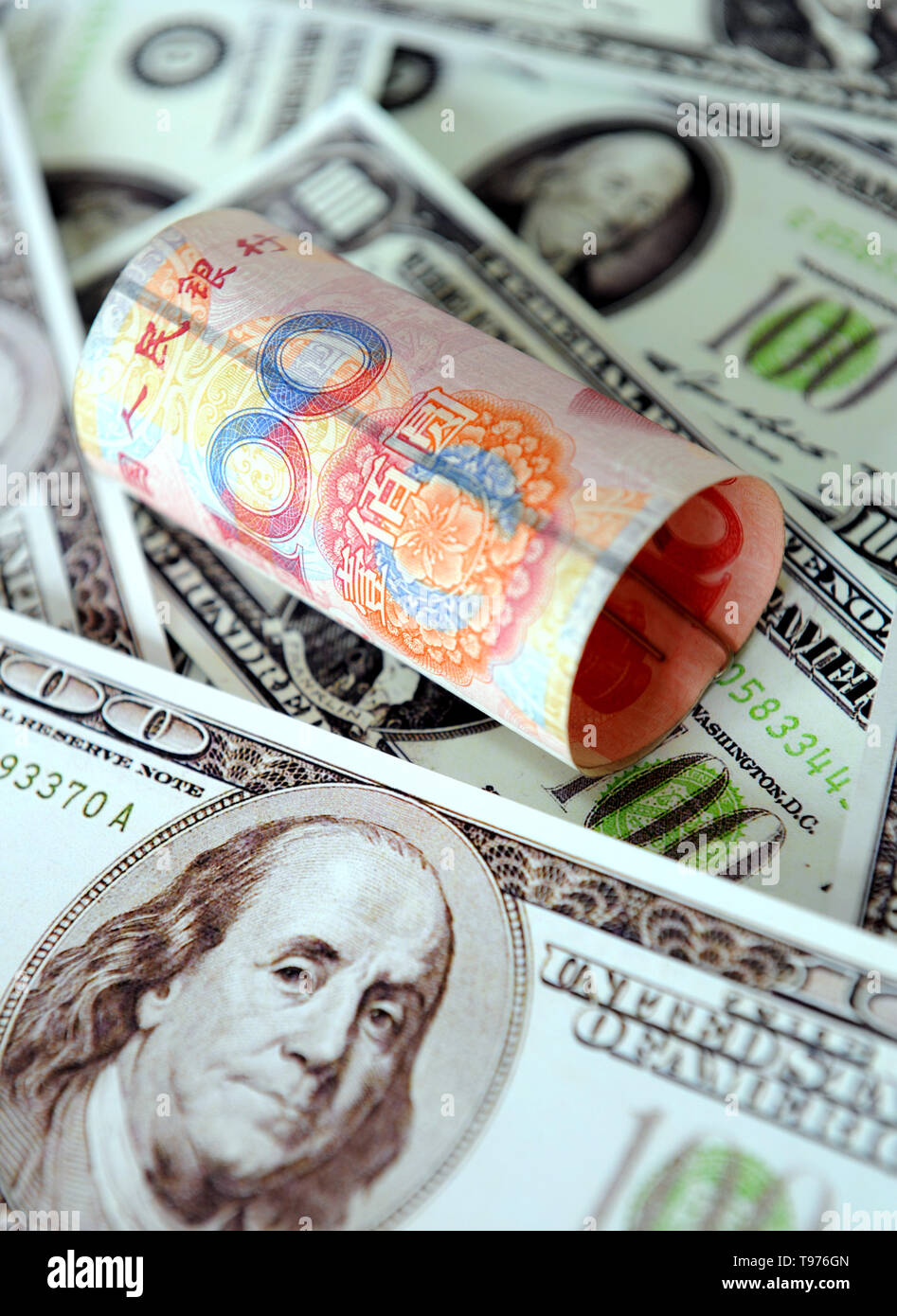 RMB and US dollar Stock Photo - Alamy