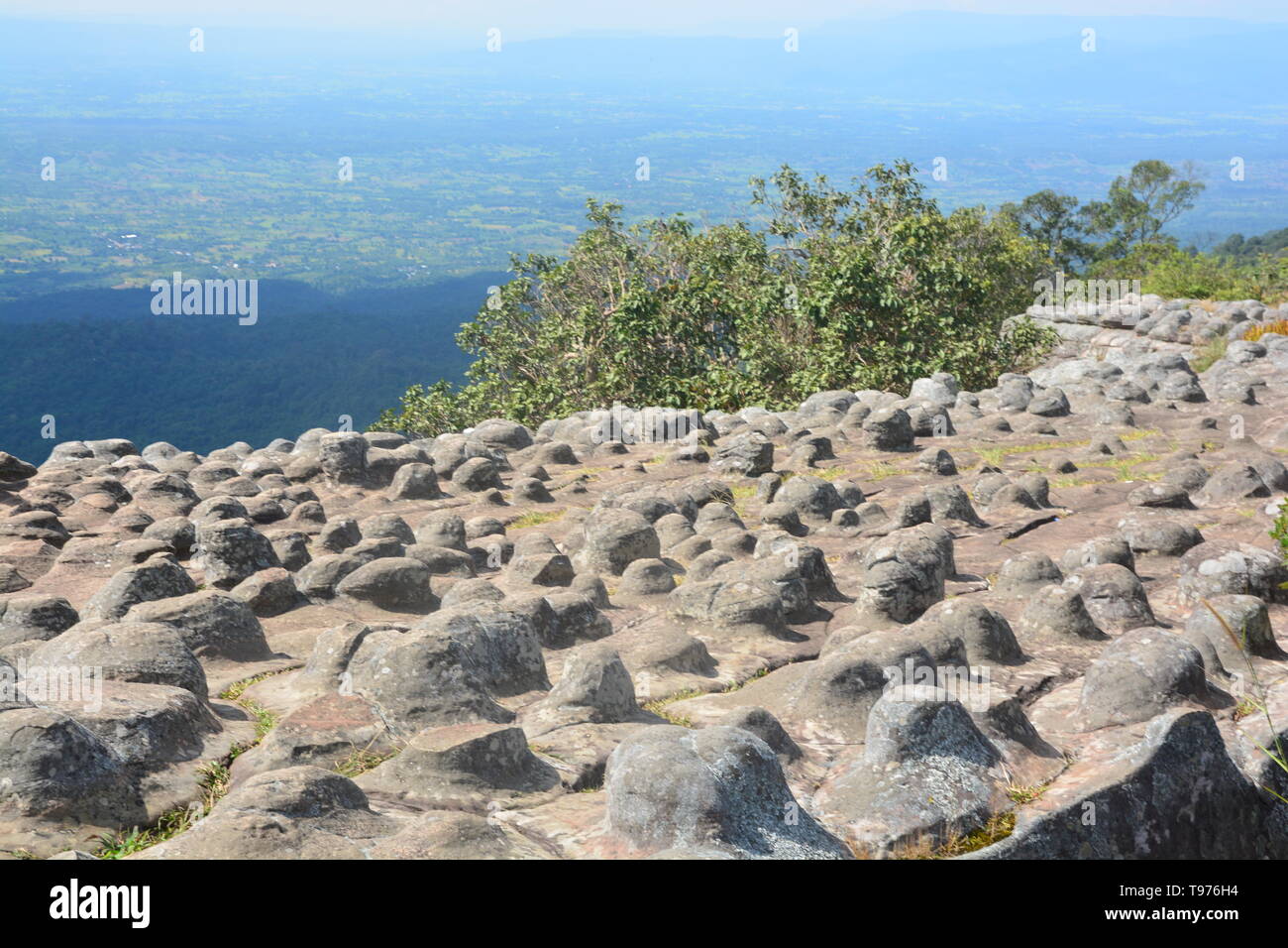 Lan Hin Pum Pum [Nodule Rock Field] At Phu Hin Rong Kla National Park ...