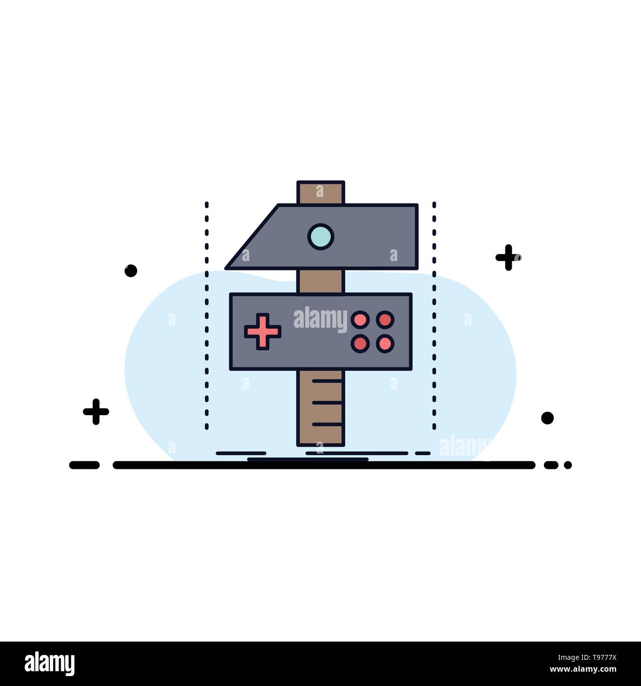 Build, craft, develop, developer, game Flat Color Icon Vector Stock ... Build, craft, develop, developer, game Flat Color Icon Vector Stock ...