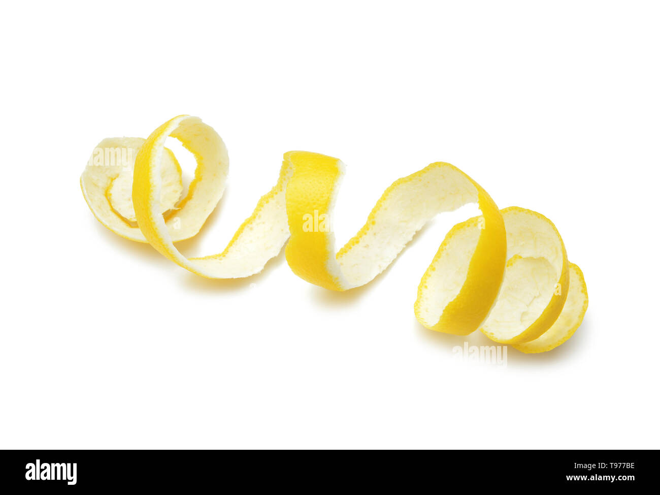 Lemon twist peel hi-res stock photography and images - Alamy