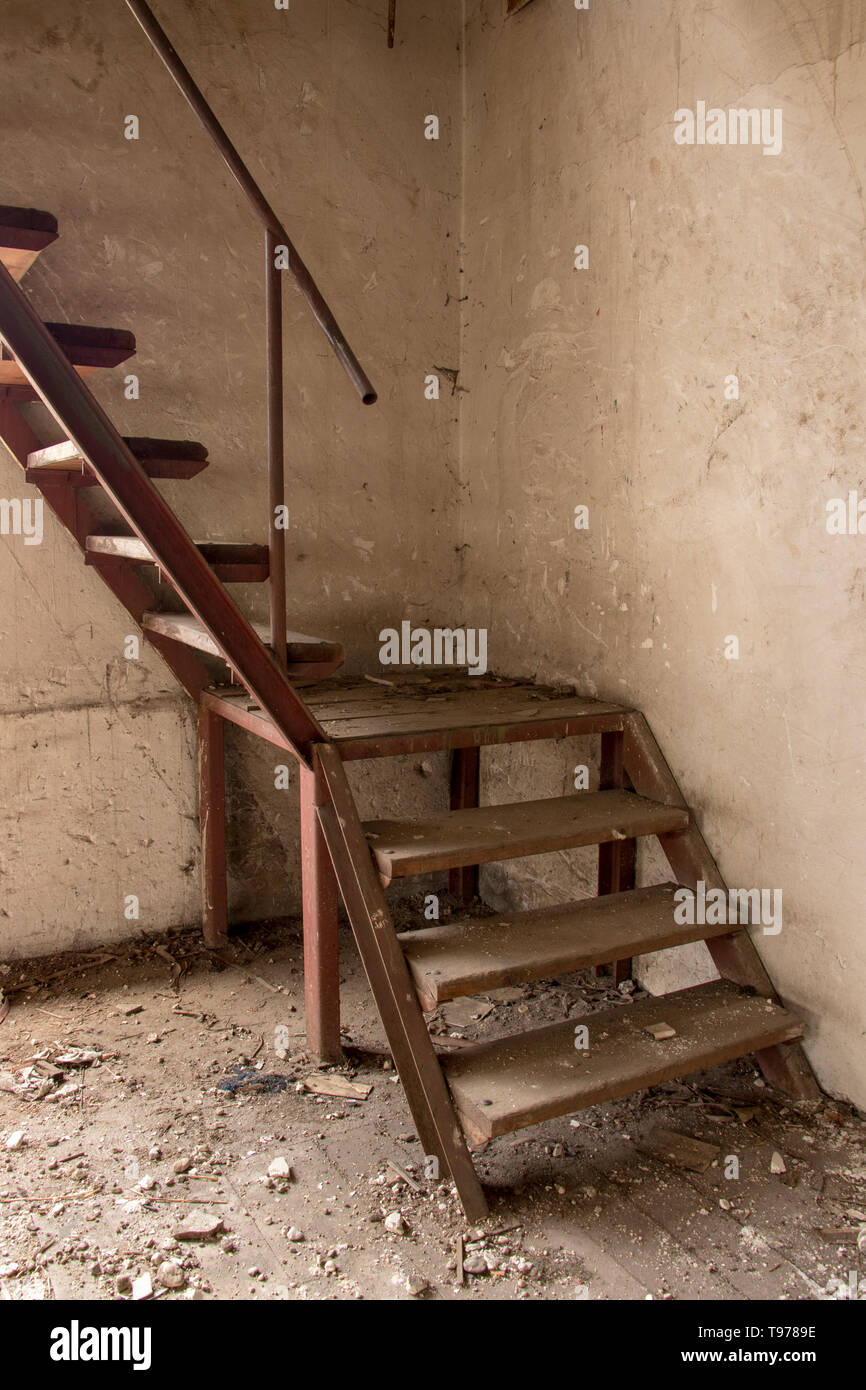 Stairs Wooden Staircase Broken High Resolution Stock Photography and ...