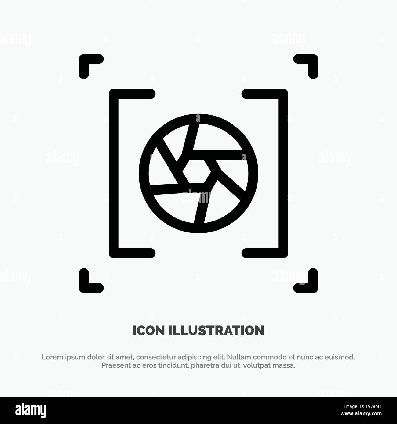 Aperture vector vectors hi-res stock photography and images - Alamy