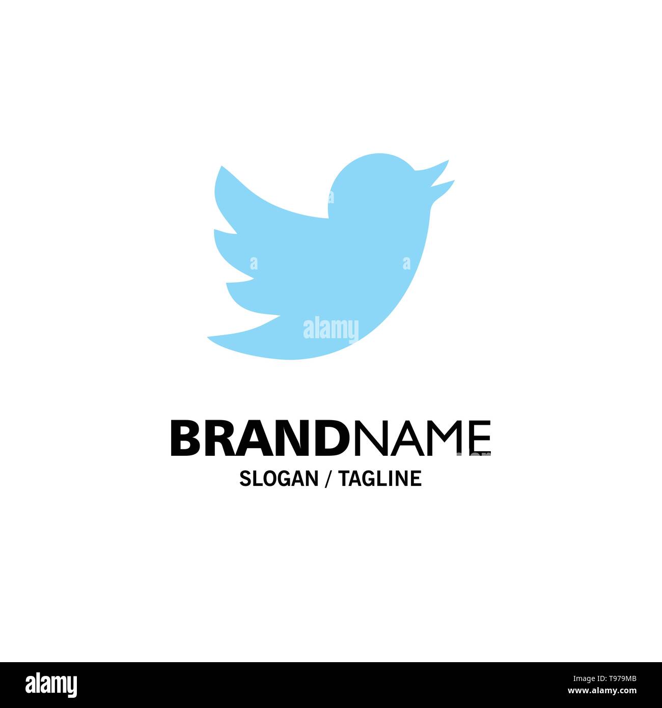 Flat Twitter Logo