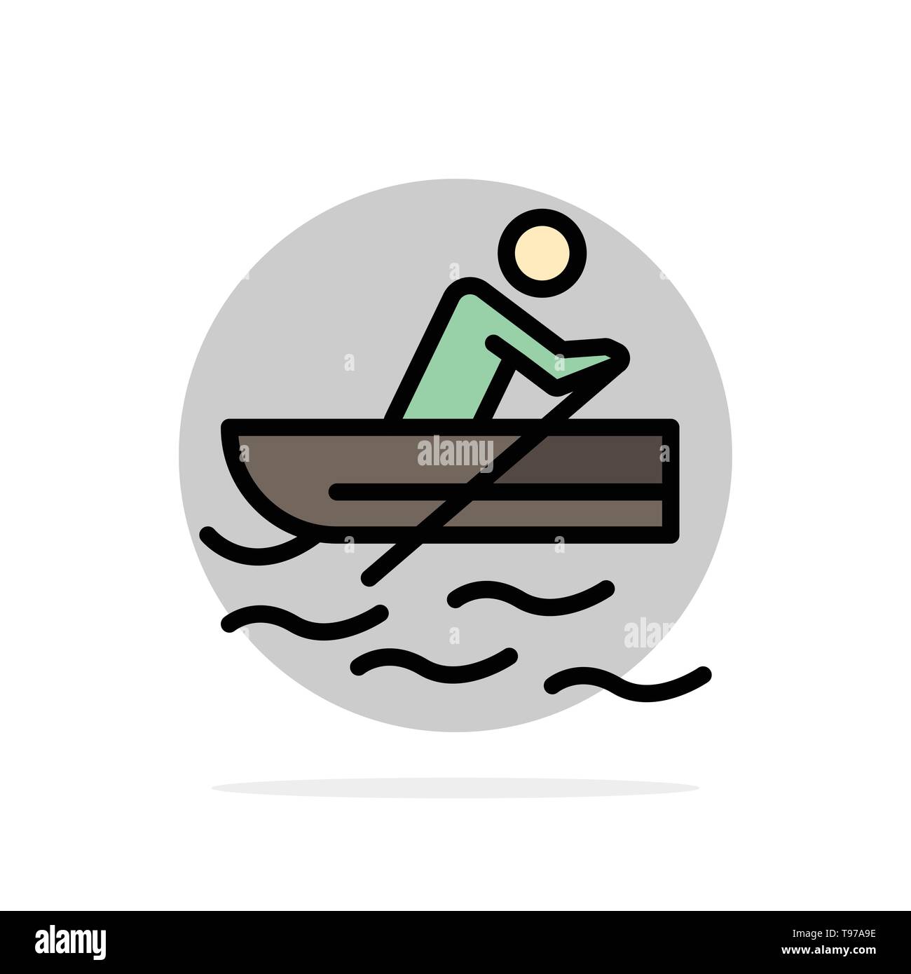 Circle Line Boat Stock Vector Images - Alamy