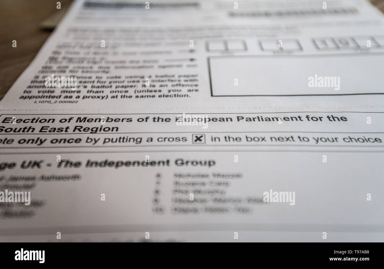 Elections voting form hi-res stock photography and images - Alamy