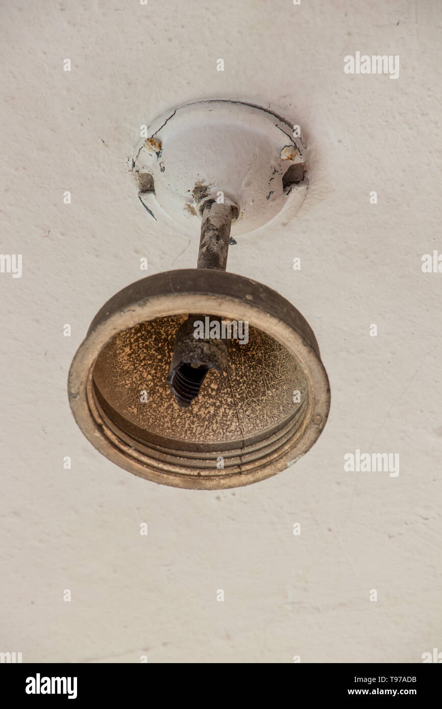 Electrician wiring inside ceiling hi-res stock photography and images ...