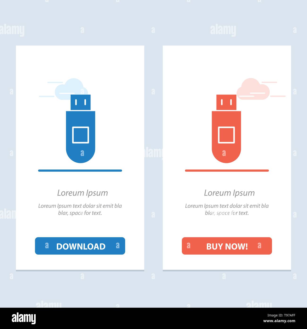 Red usb flash drive icon Stock Vector Images - Alamy