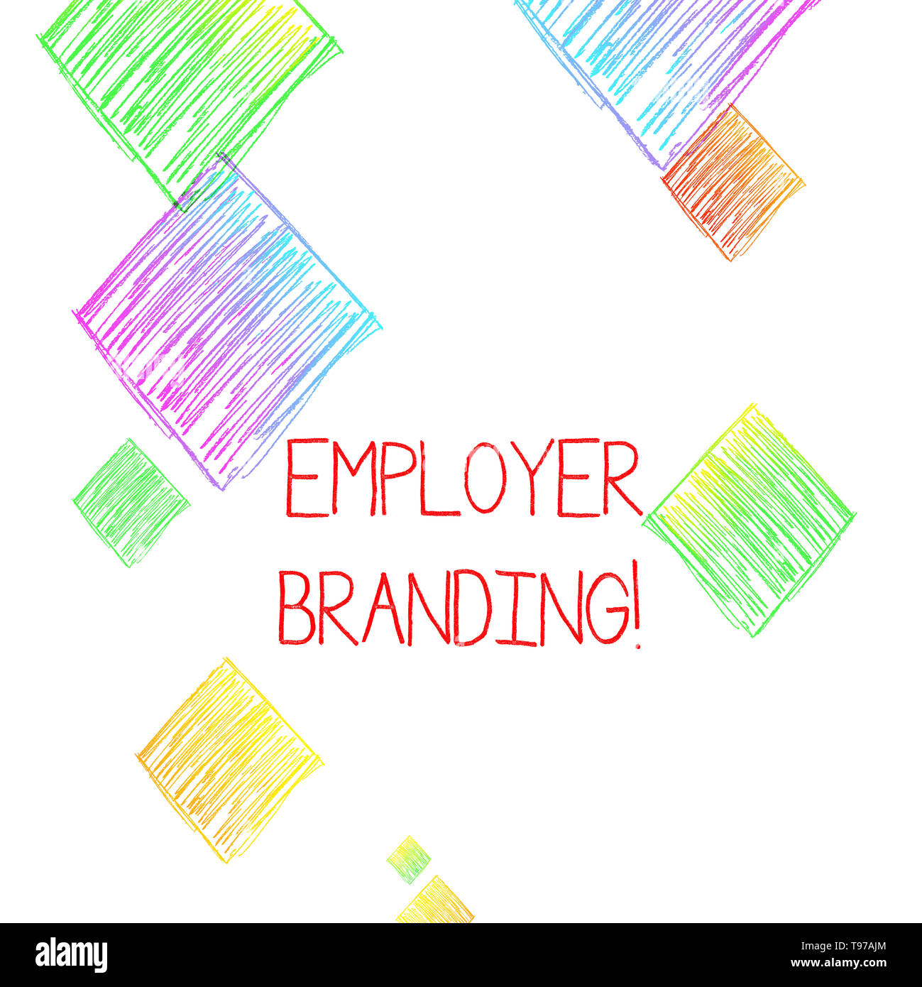 Writing note showing Employer Branding. Business concept for promoting ...