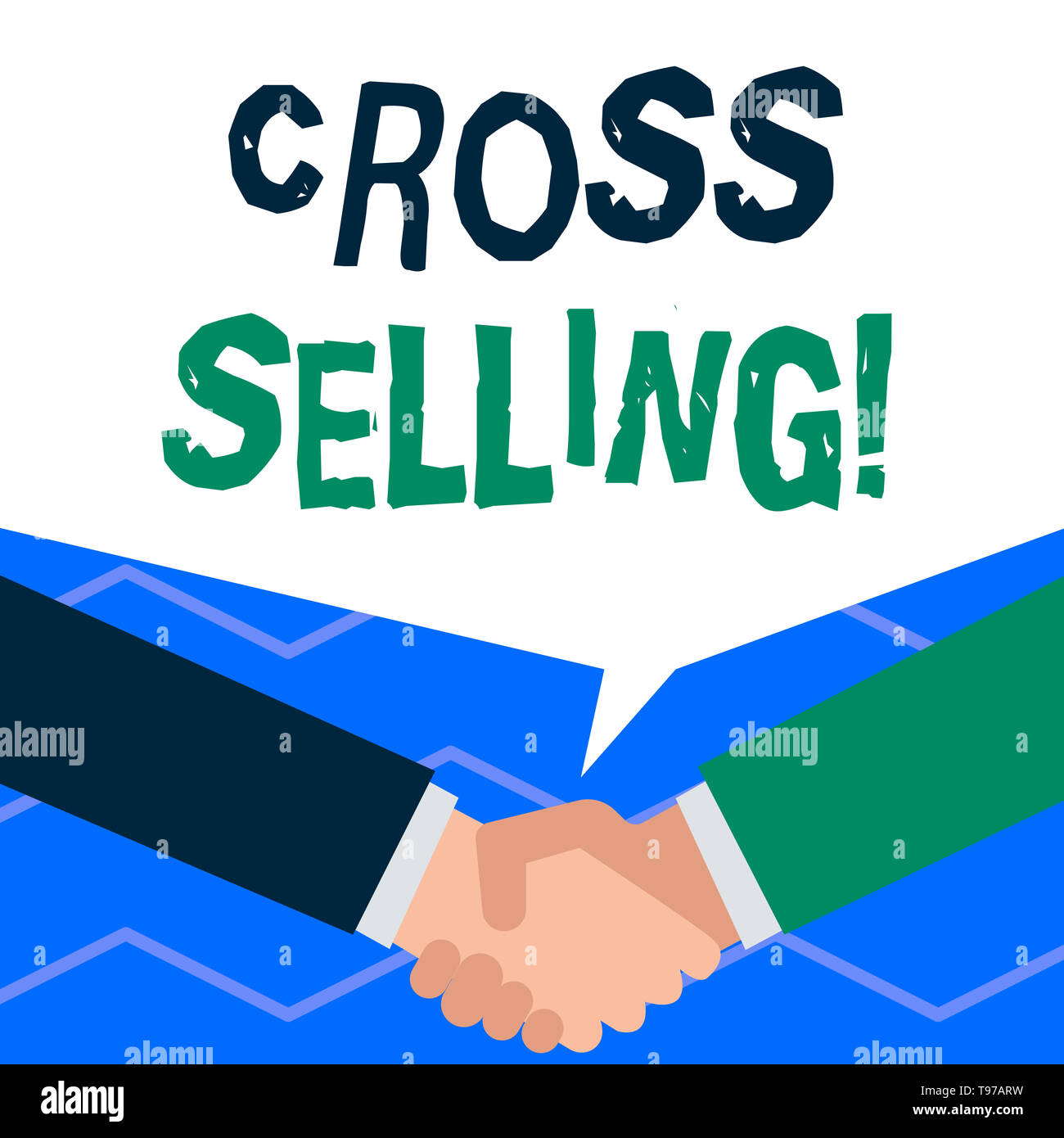 Handwriting text writing Cross Selling. Conceptual photo to sell ...