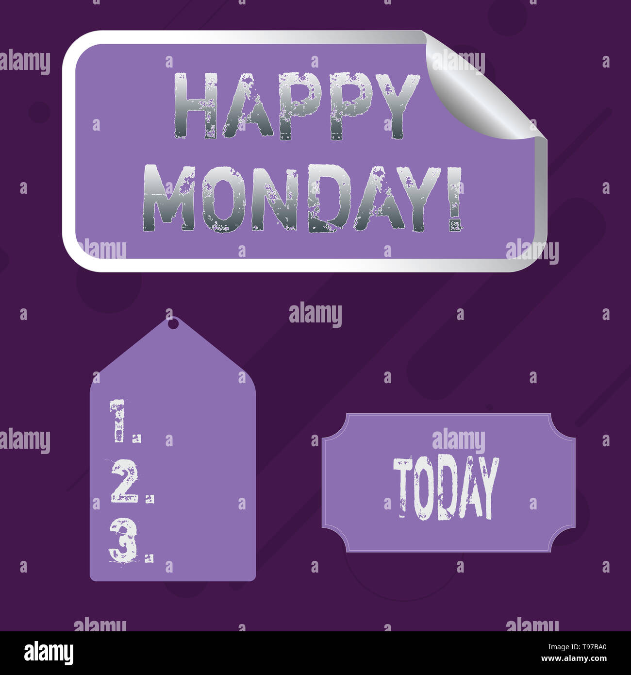 Word writing text Happy Monday. Business photo showcasing telling that ...