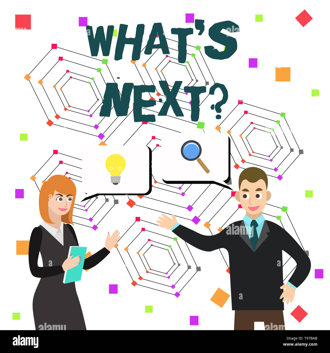 Word writing text What S Next Question. Business photo showcasing ...