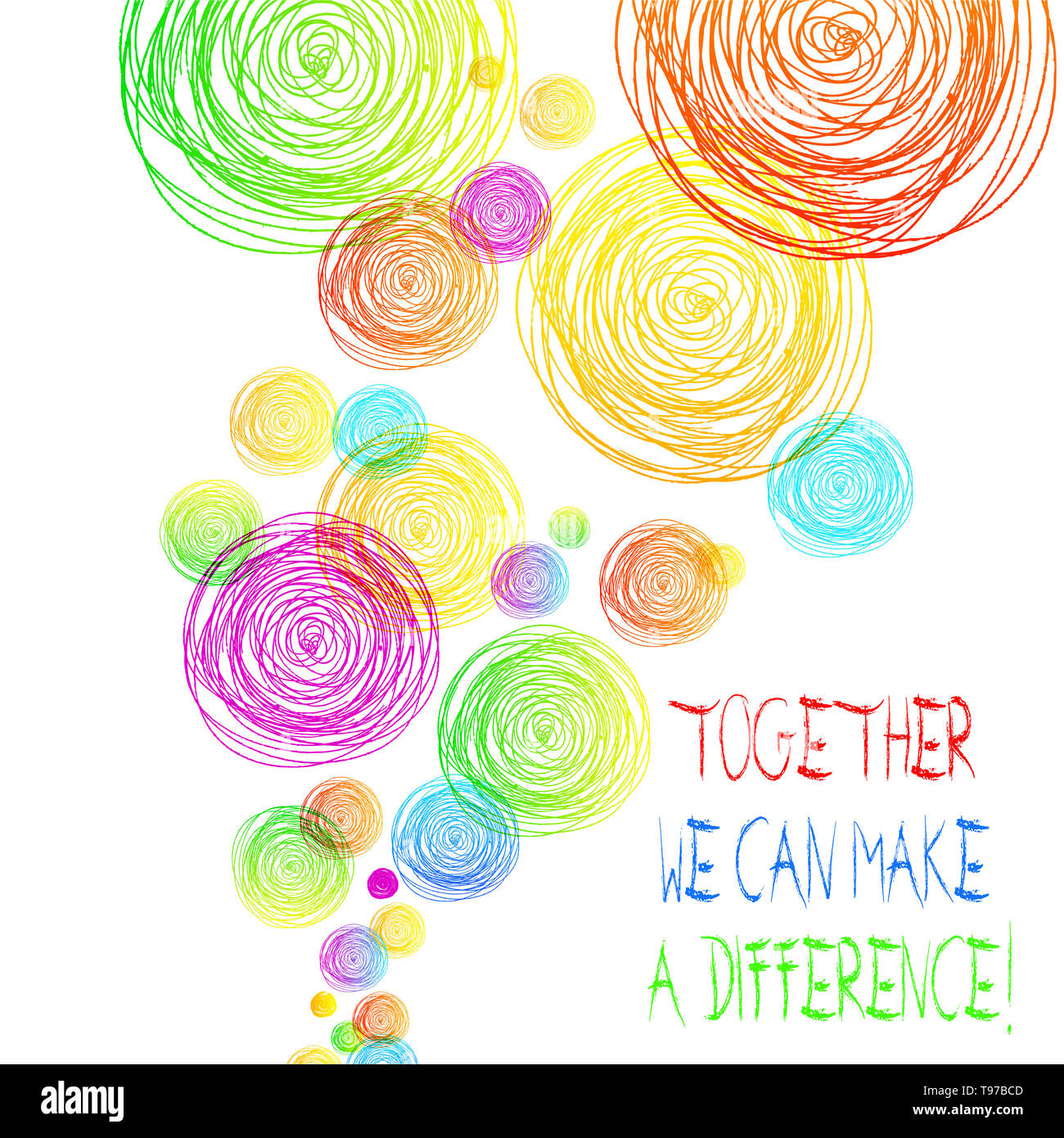 Together We Can Make A Difference High Resolution Stock Photography and ...